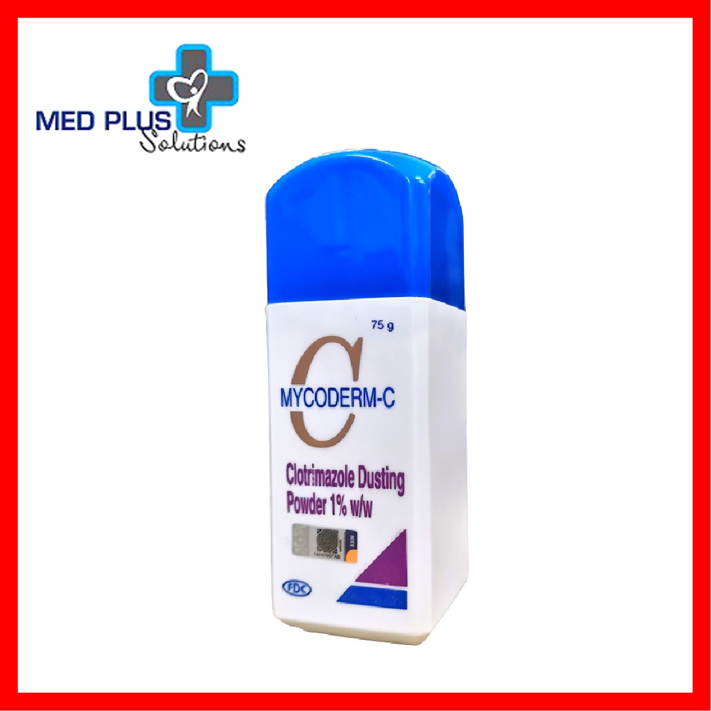 Mycoderm-C Clotrimazole Dusting Powder 1% w/w 75g (EXP: 7/2027 ...