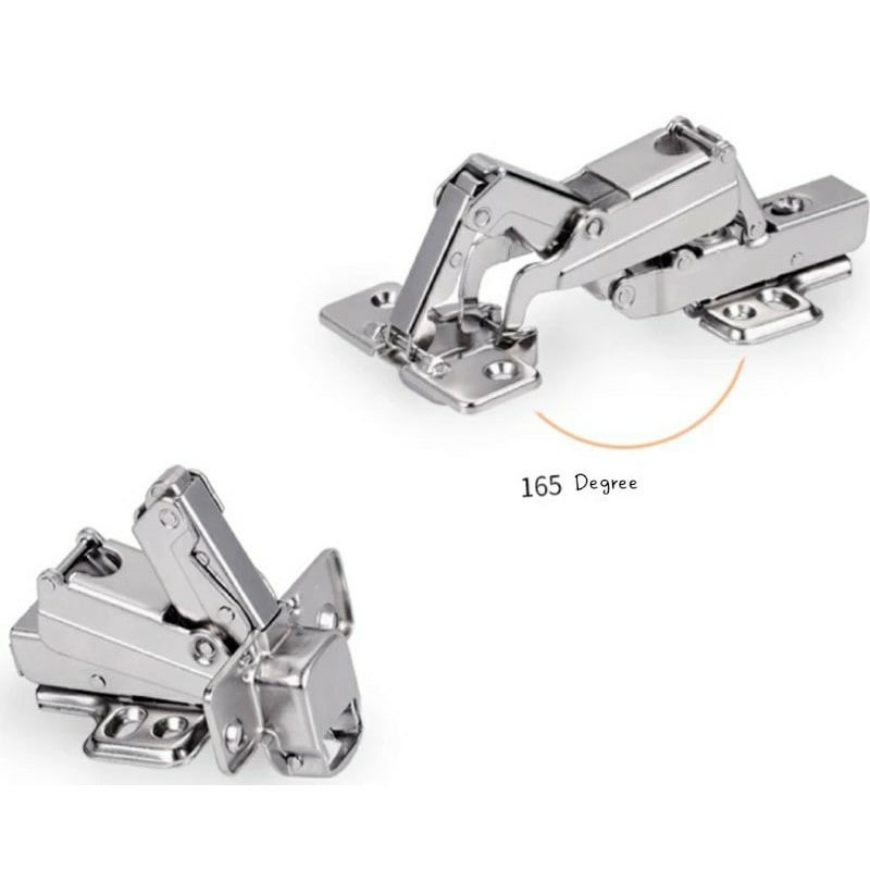 Furniture Cabinet 165 Degree Soft Closing Door Hinge | Shopee Malaysia