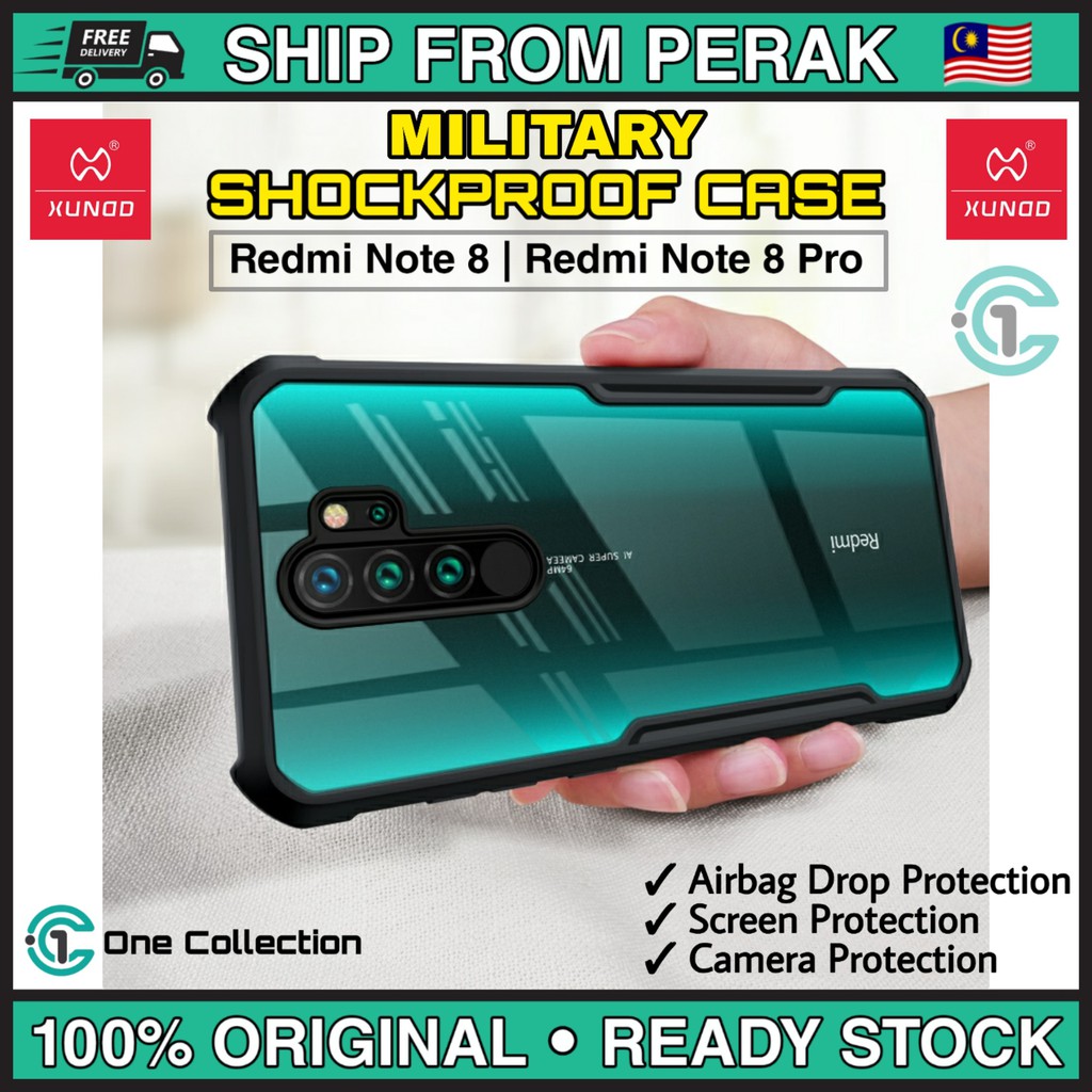 Original XUNDD Shockproof Redmi Note 8 / Note 8 Pro Case Cover Casing ...