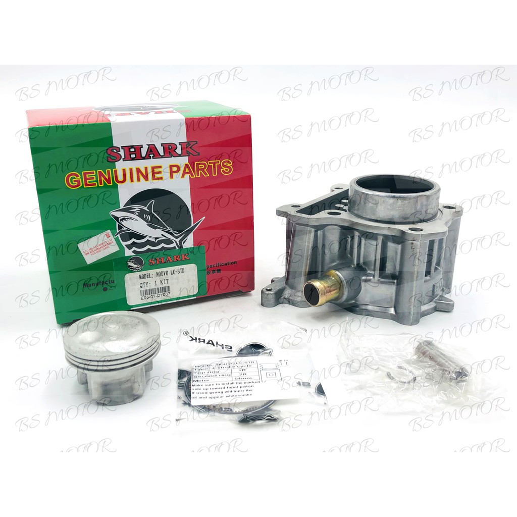 ( ORIGINAL) SHARK YAMAHA NOUVO LC BLOCK SET ( STANDARD / 54MM ...