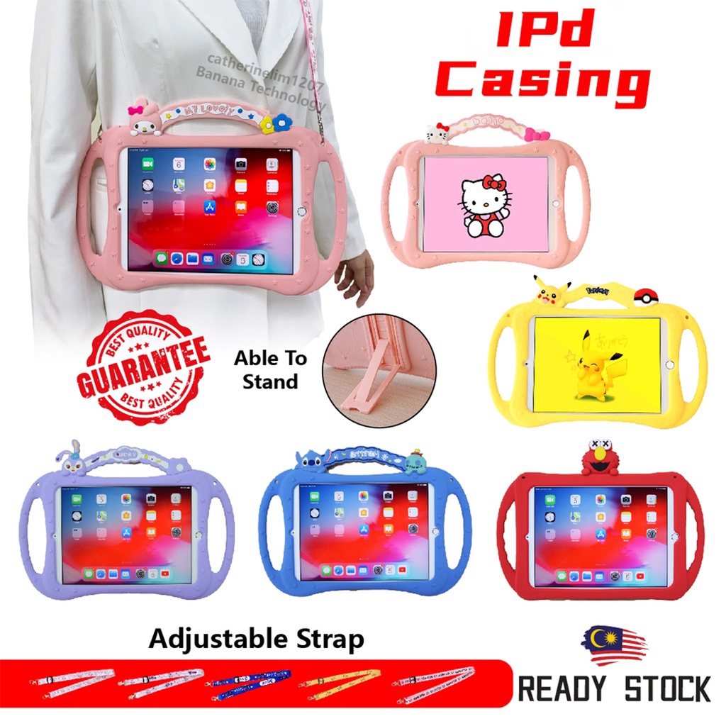 iPd Casing iPd Case Kids with Straps iPd Mini 1 2 3/4/5, iPd2/3/4, iPd ...