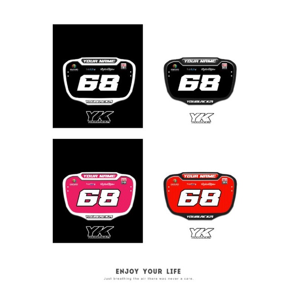 Enduro NUMBER PLATE - MTB NUMBER PLATE - ENDURO NUMBER Board - CUSTOM ...