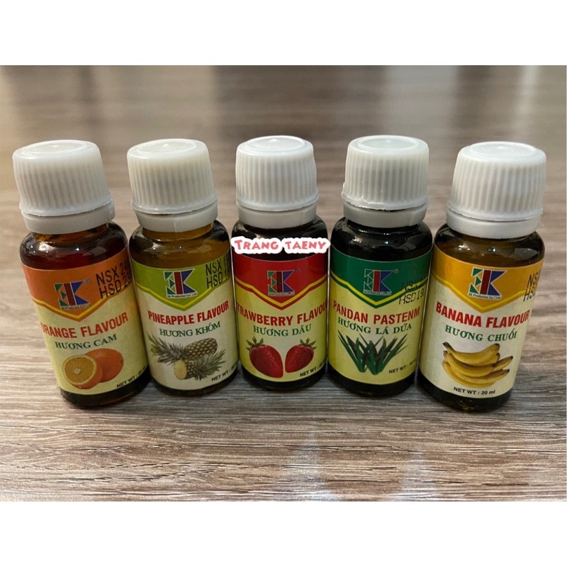 Fragrance and color essence 20ml (Orange / Strawberry / Pineapple ...