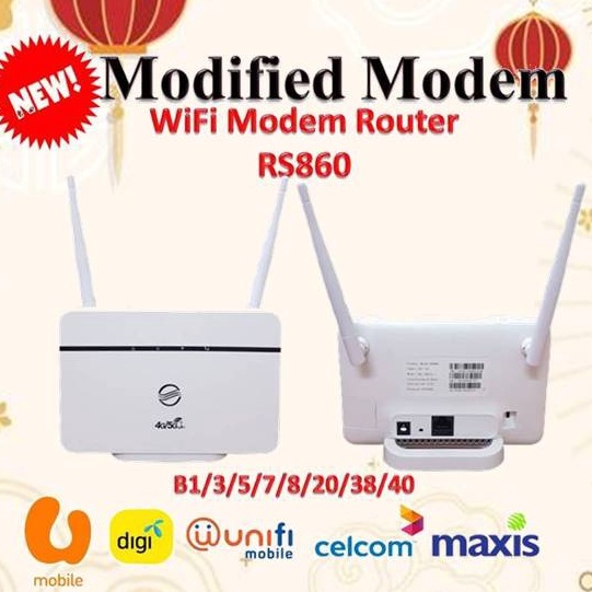 MODIFIED UNLIMITED RS860 ROUTER MODEM LTE CPE | 4G WIFI ROUTERS ...