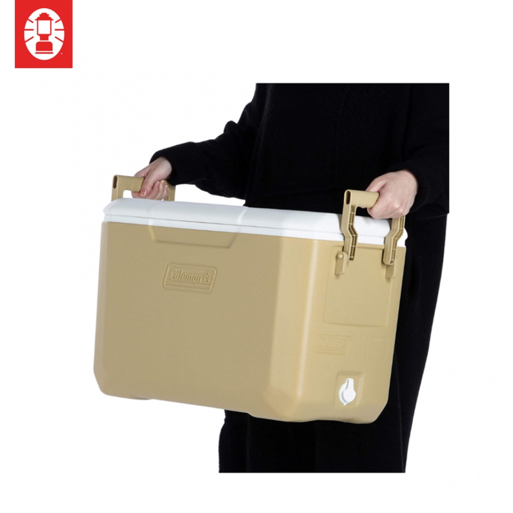 COLEMAN fishing cooler box 48QT/45L COOLER BOX (CREAM) (JAPAN) | Shopee ...