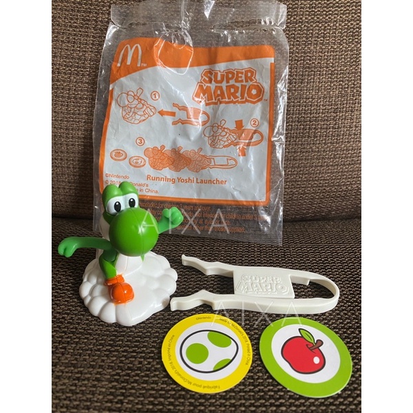 McDonald’s Toy Super Mario Running Yoshi Launcher McDonald Mcd Mainan ...