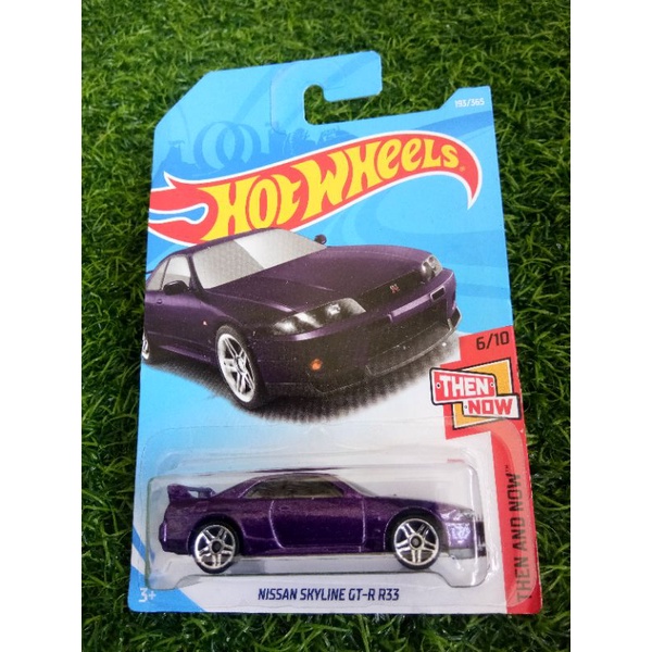 HOT WHEELS 2018 NISSAN SKYLINE GT-R R33 HW THEN AND NOW 193/365 GTR ...