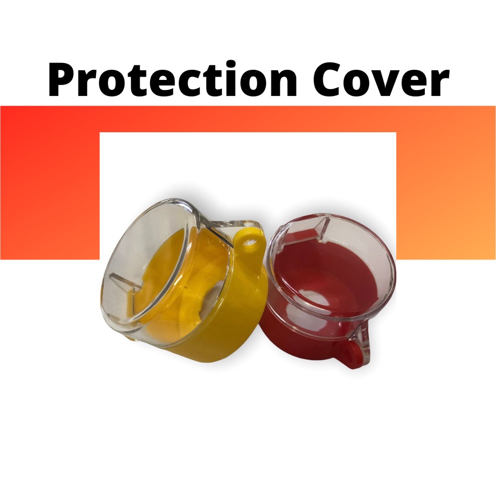 Emergency Push Button Protective Cover Yellow clear red XB2-EB5543 ...