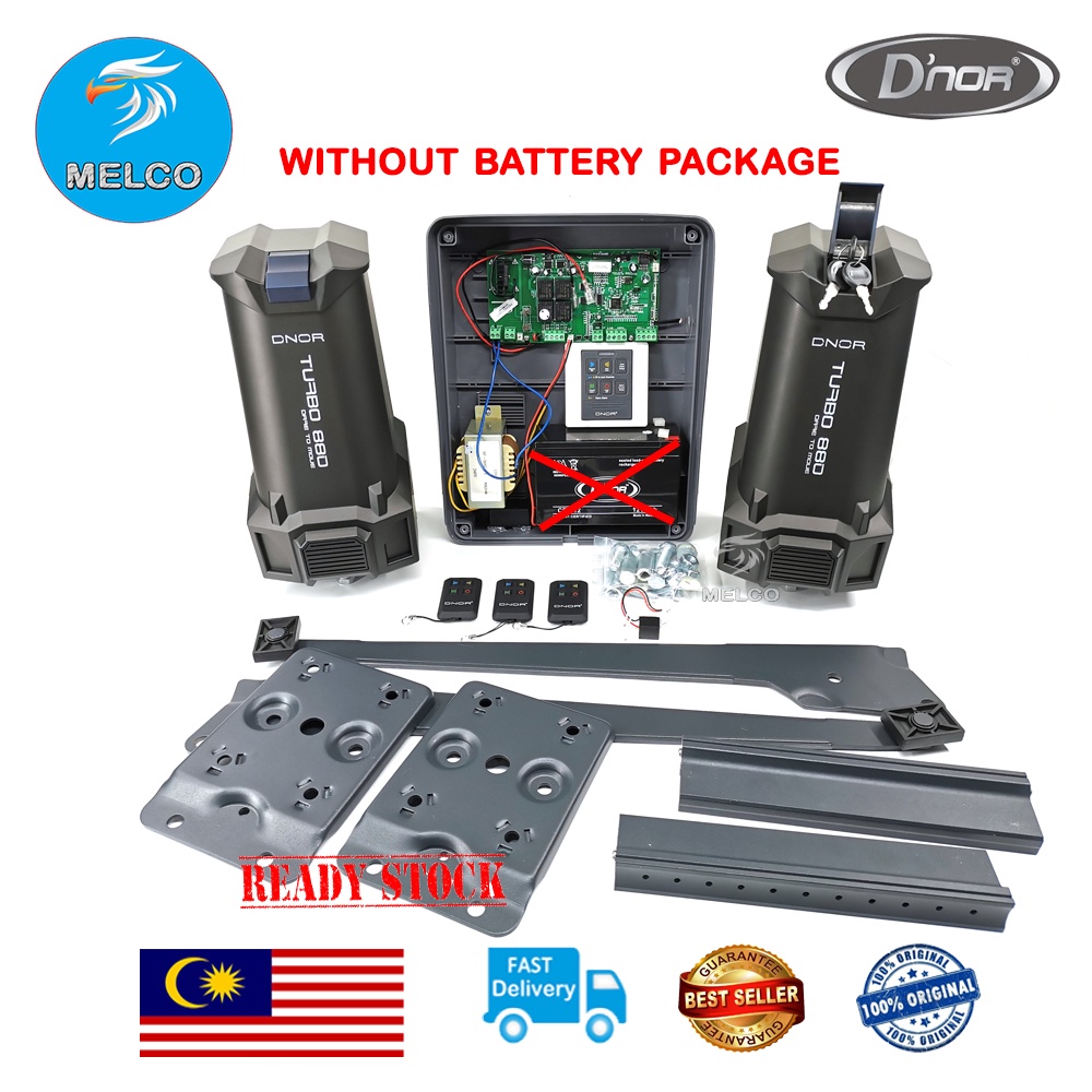 Dnor Turbo 880 Autogate Swing & Folding gate(FULL SET) | Shopee Malaysia