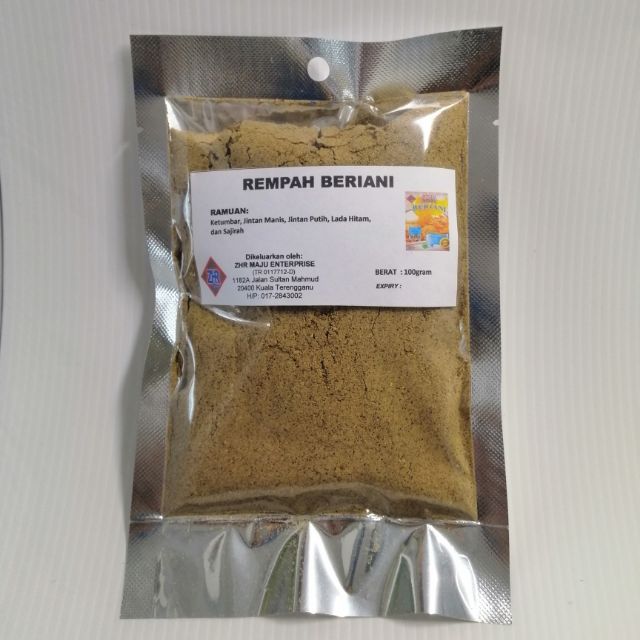 Rempah Briyani 100g (AMEER) | Shopee Malaysia