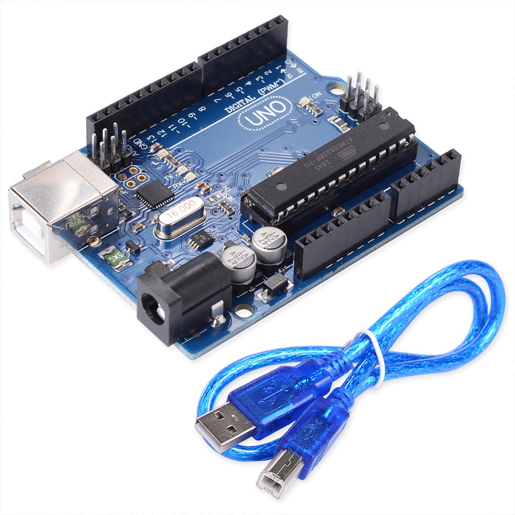 Kit Arduino Uno R3 Atmega 328P Chip Plug With Cable | Shopee Malaysia