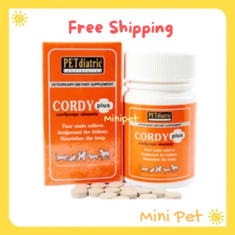Petdiatric Cordy Plus (Lung, Respiratory, Kidney support) 30tabs ...