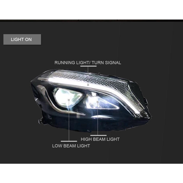 mercedes benz w176 facelift conversion headlamp | Shopee Malaysia