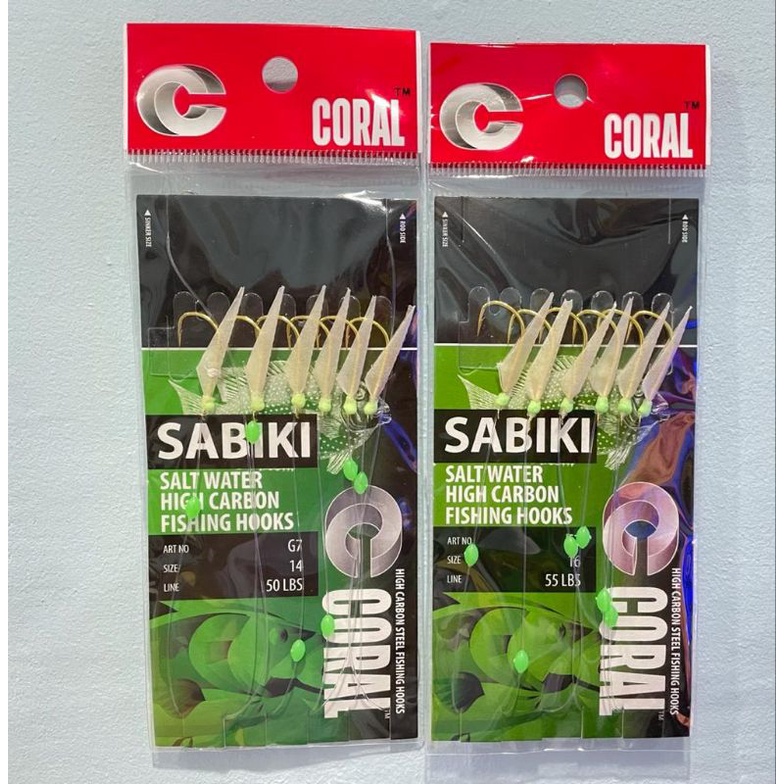 (READY STOCK)C CORAL SABIKI APPOLLO HOOK (GREEN) | Shopee Malaysia