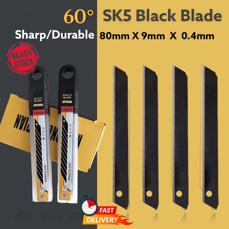 Black Blade Small She Pc Electronic 9mm SK5 Carbon Alloy Steel ...
