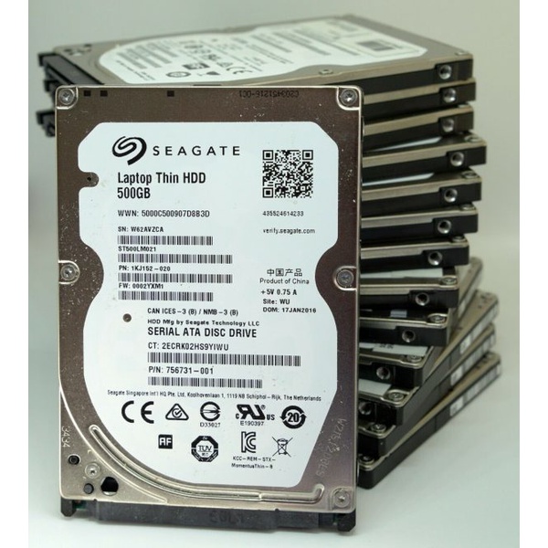 Mix Branded 500GB 2.5" SATA Laptop Hard Disk Drive HDD - Thin Size ...