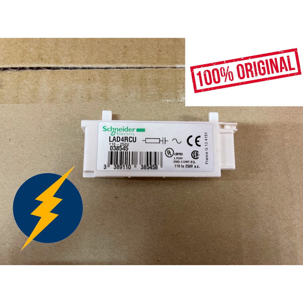 Schneider LAD4RCU RC Transient Suppressor 110 TO 250 VAC | Shopee Malaysia
