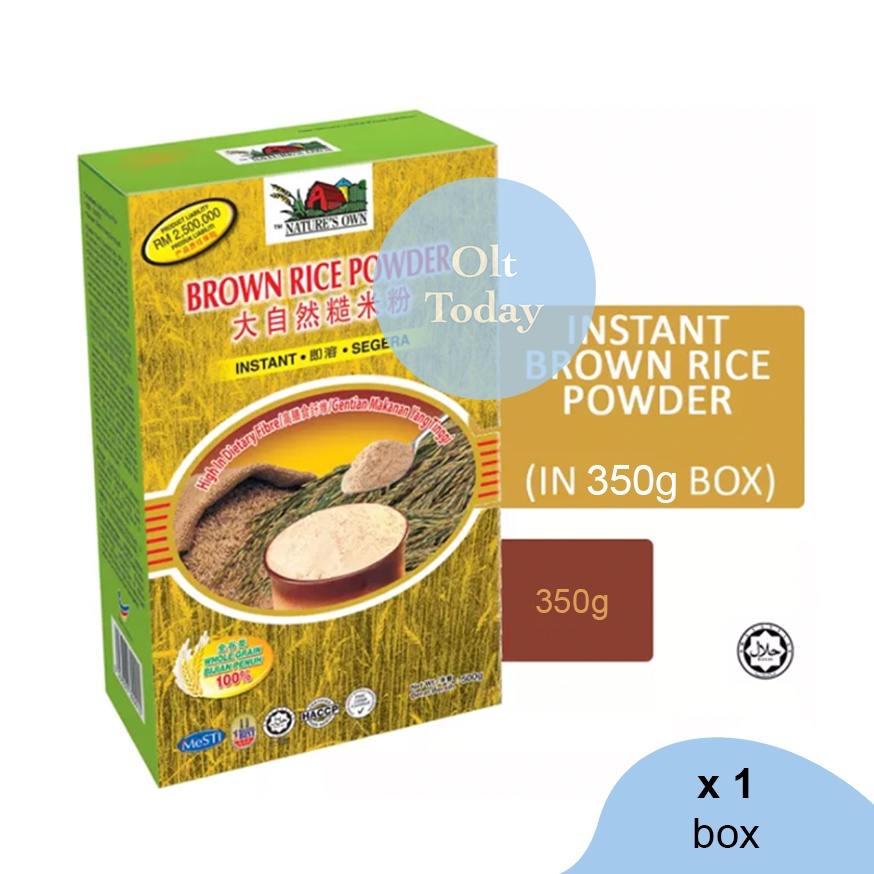 NATURE'S OWN Instant Brown Rice Powder (350g x 1 box) | Shopee Malaysia