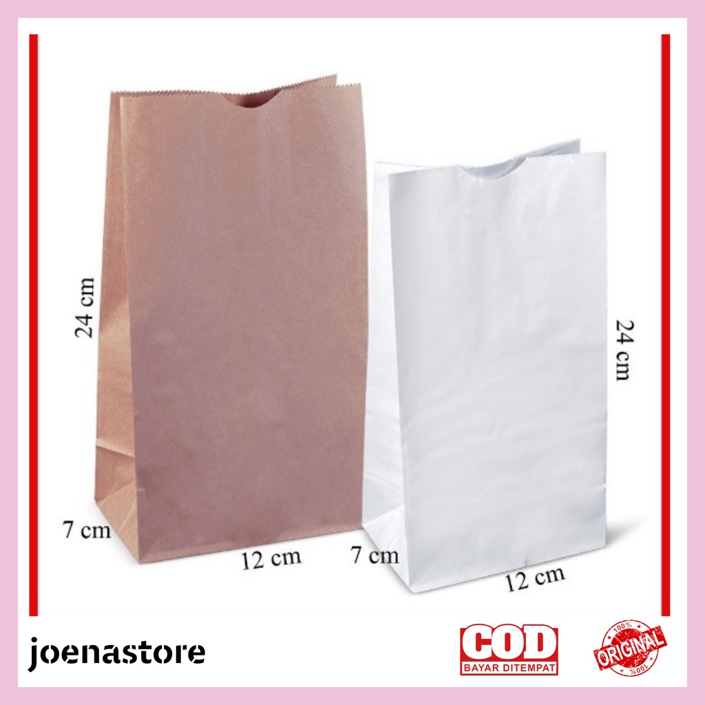 (JOENASTORE) Paper food Contents 2550pcs SOS bag / Potato paper bag ...