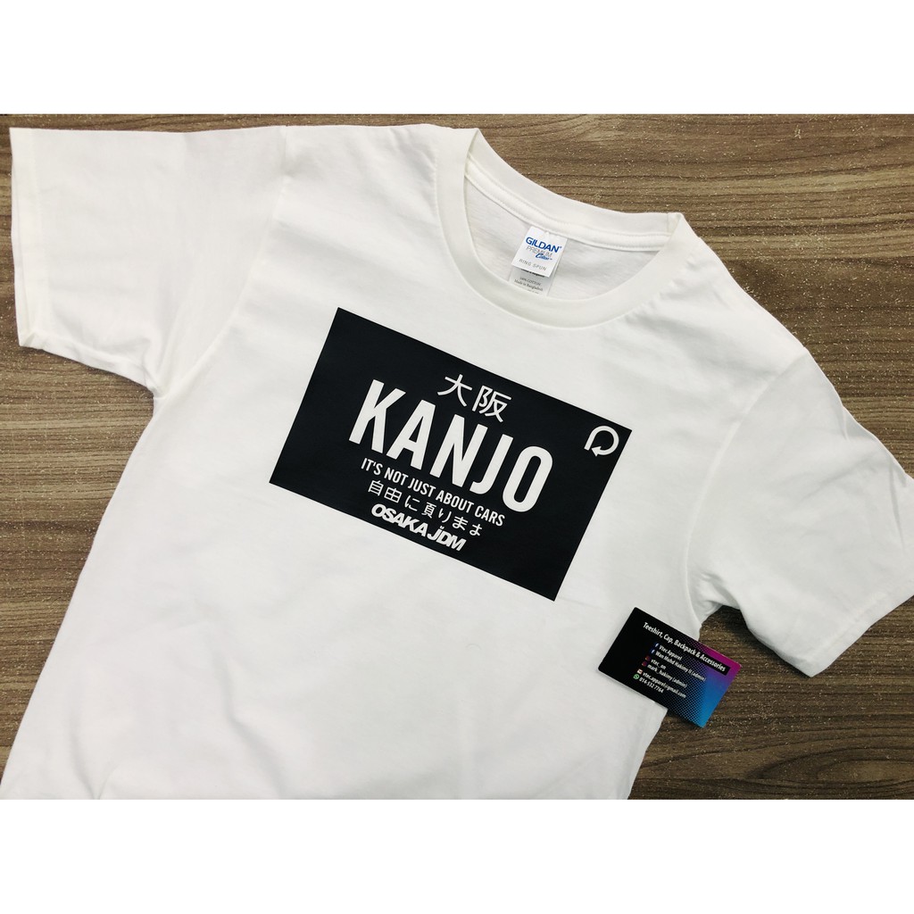 Kanjozoku Kanjo Osaka JDM *D1 (Black+ White Tshirt) | Shopee Malaysia