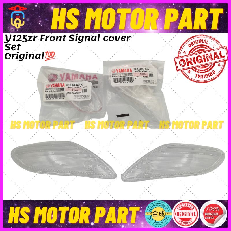 HSMOTORPART Y125 Signal Cover Lens Original HLY💯,Y125zr Depan Signal Cover Original HLY💯 ...