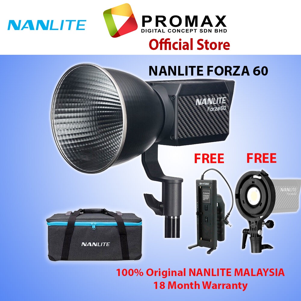 NanLite Forza 60 / Forza 60B BI-Color / Forza 60C LED Studio Light ...