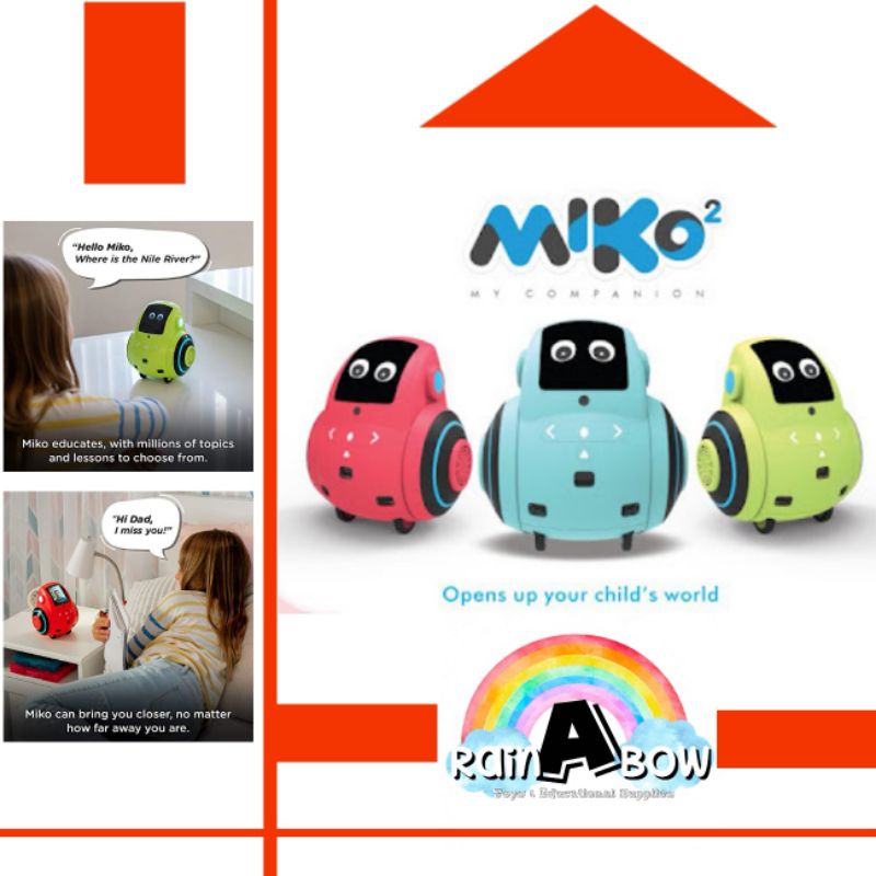 🛒 Miko 2: Playful US Learning STEM Robot Voice AI Tutor Autonomous ...