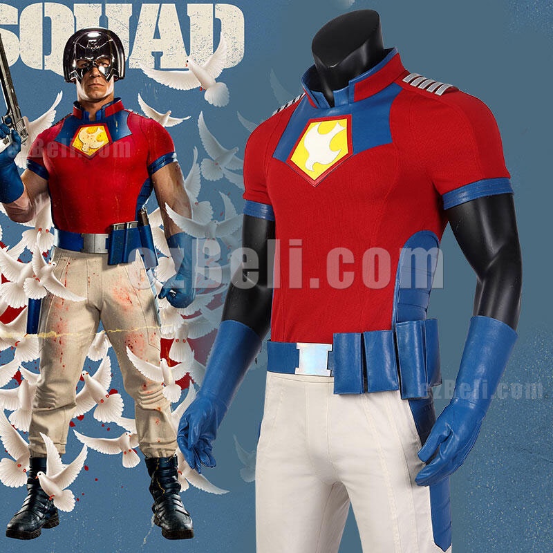 EzBeli The Suicide Squad Peacemaker cosplay suit costume X特遣队全员集结和平使者 ...