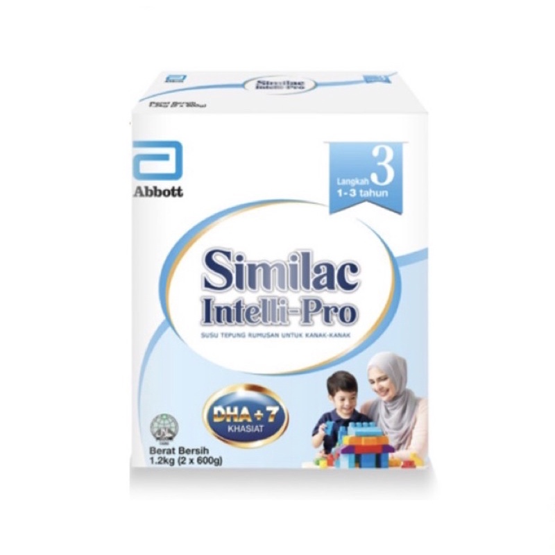 Similac Intelli-Pro Step 3 1.2kg x2(Growing Up Milk Formula) | Shopee ...