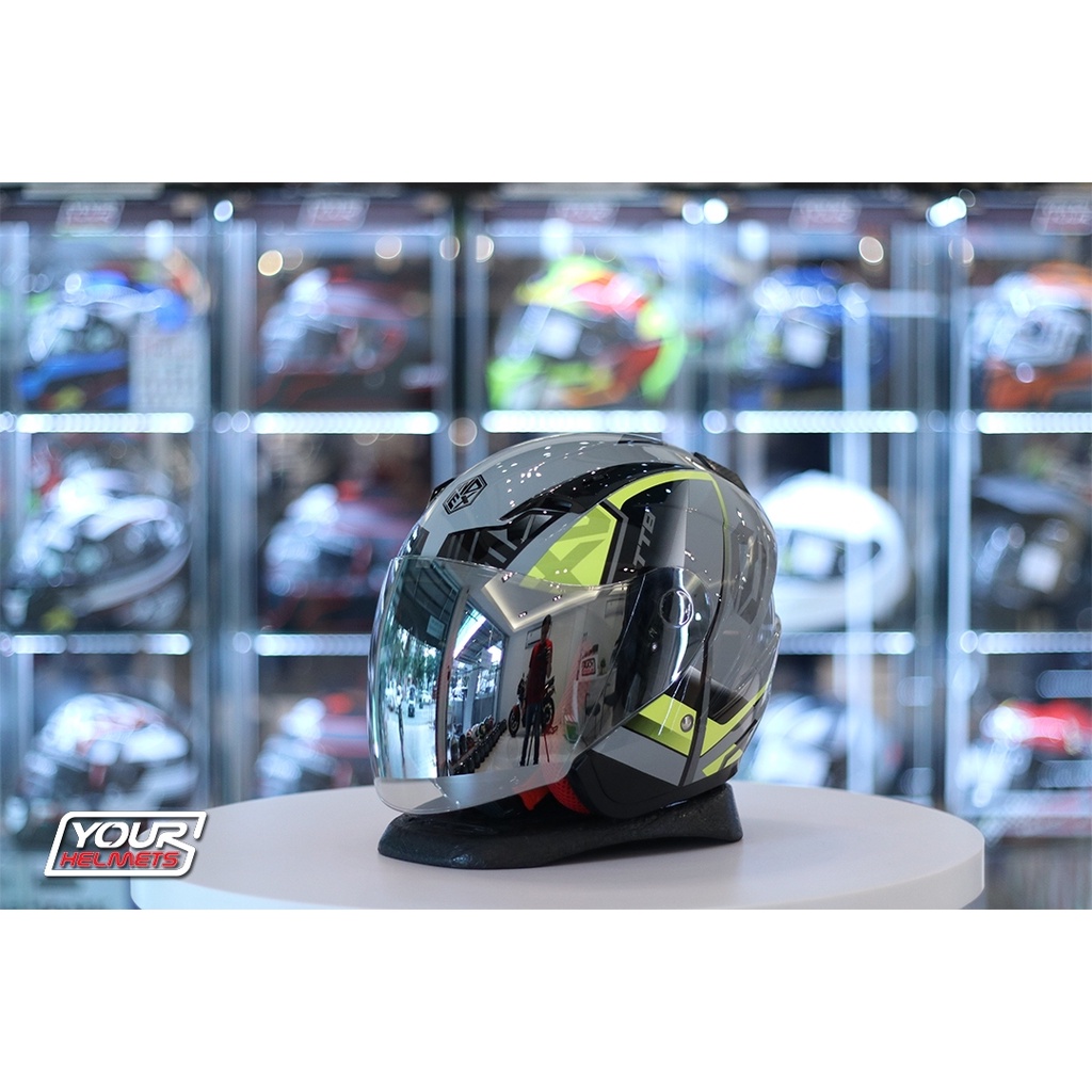 INDEX HELMETS Model TITAN8 GREY | Shopee Malaysia