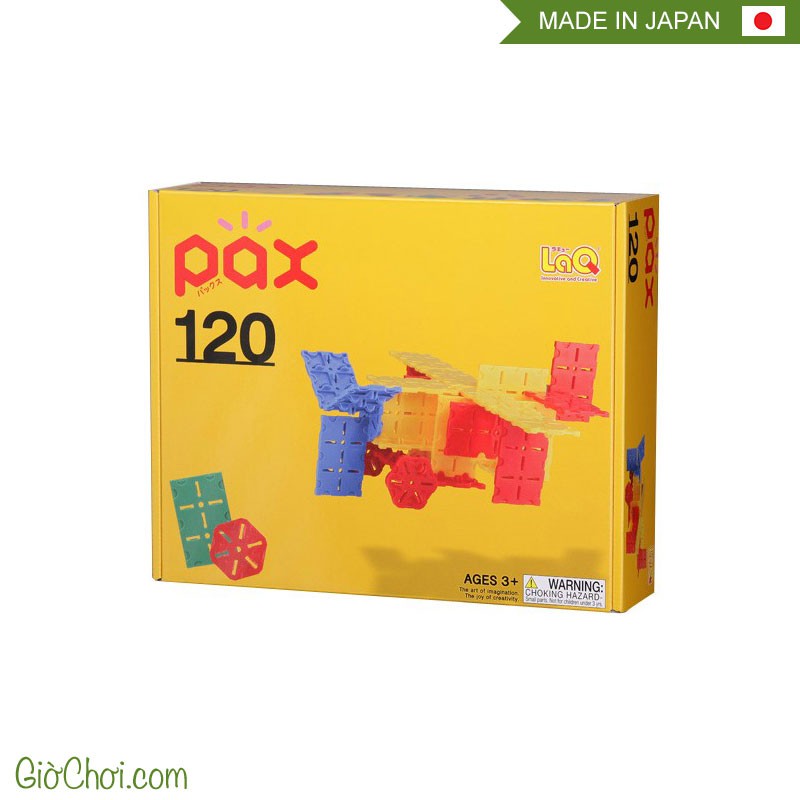 LaQ PAX 120 creative assembly set for children 3 years and older (120 ...