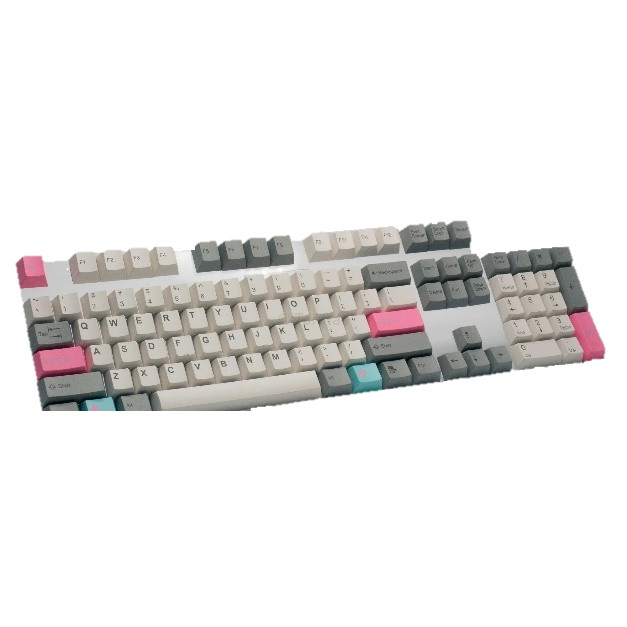 TAI-HAO ABS KEYSET CUBIC 104 KEYS - DOUBLE SHOT KEYCAP + 1 KEY # KDTHUS104-T01WW401 | Shopee ...
