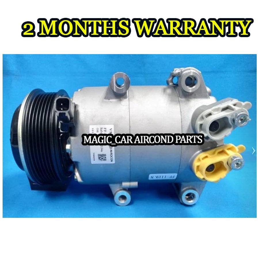 FORD FIESTA 2012 - 2017 YEAR 1.6CC TURBO VS16 6PK CHINA NEW COMPRESSOR ...