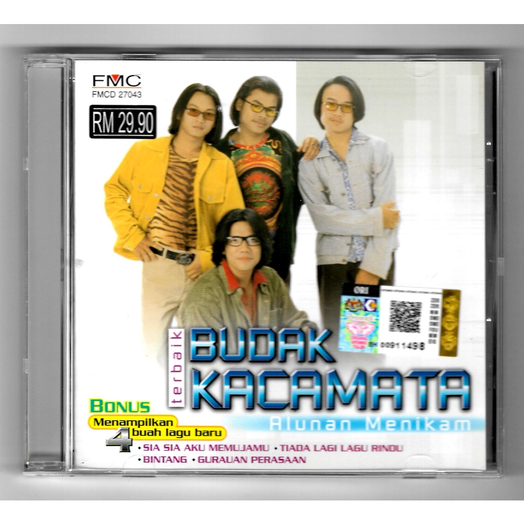 BUDAK KACA MATA - TERBAIK : Alunan Menikam (CD Original) | Shopee Malaysia