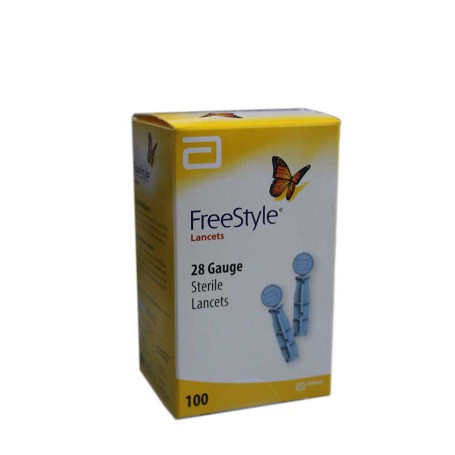 Freestyle ABBOTT Thin Lancets 28G 100's (Compatible with Nipro true ...
