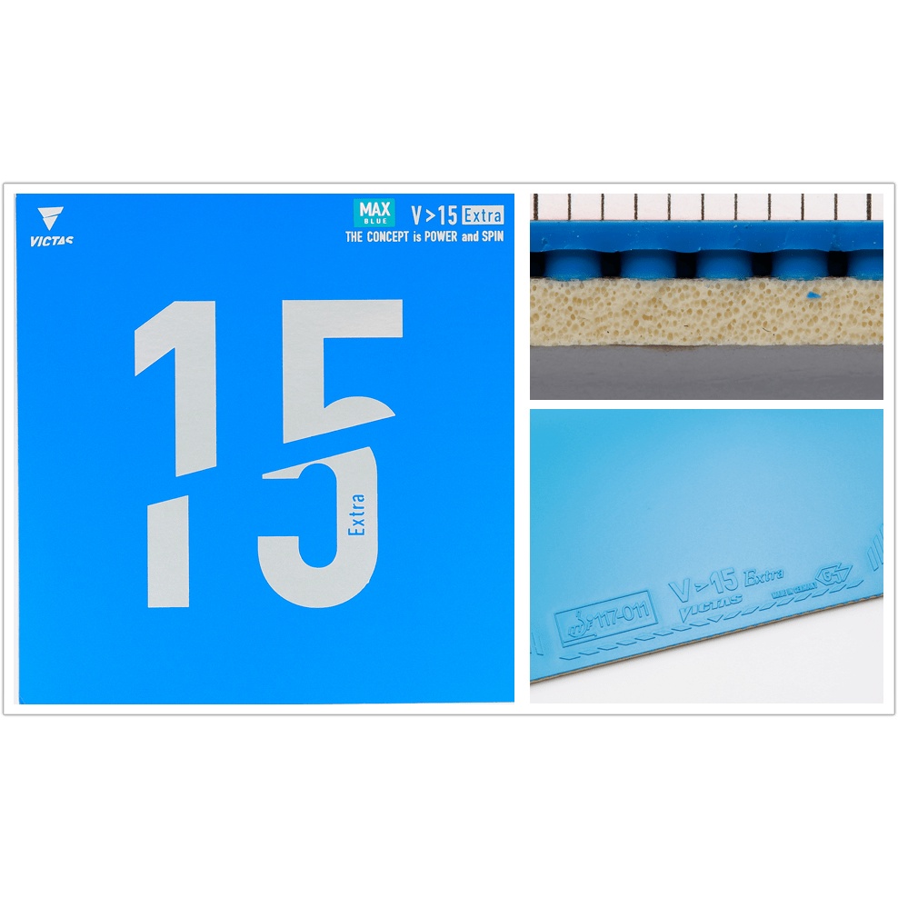 VICTAS V-15 EXTRA Table Tennis Rubber | Getah Ping Pong Victas V-15 extra | Getah Tenis Meja ...