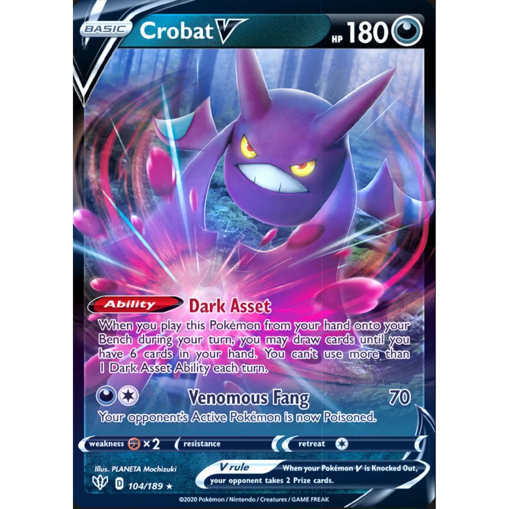PTCG SS03 Crobat V (Ultra Rare) | Shopee Malaysia