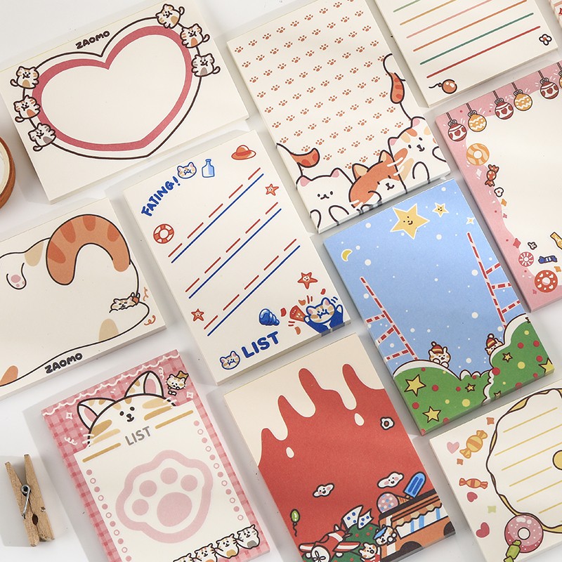 Cute Animal Memo Pad / Note Pad (50 sheets) | Shopee Malaysia