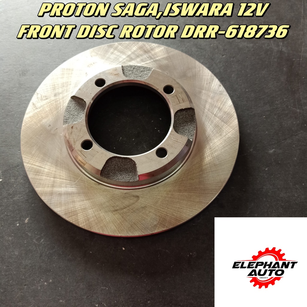 PROTON SAGA,ISWARA 12V FRONT DISC ROTOR DRR-618736 | Shopee Malaysia