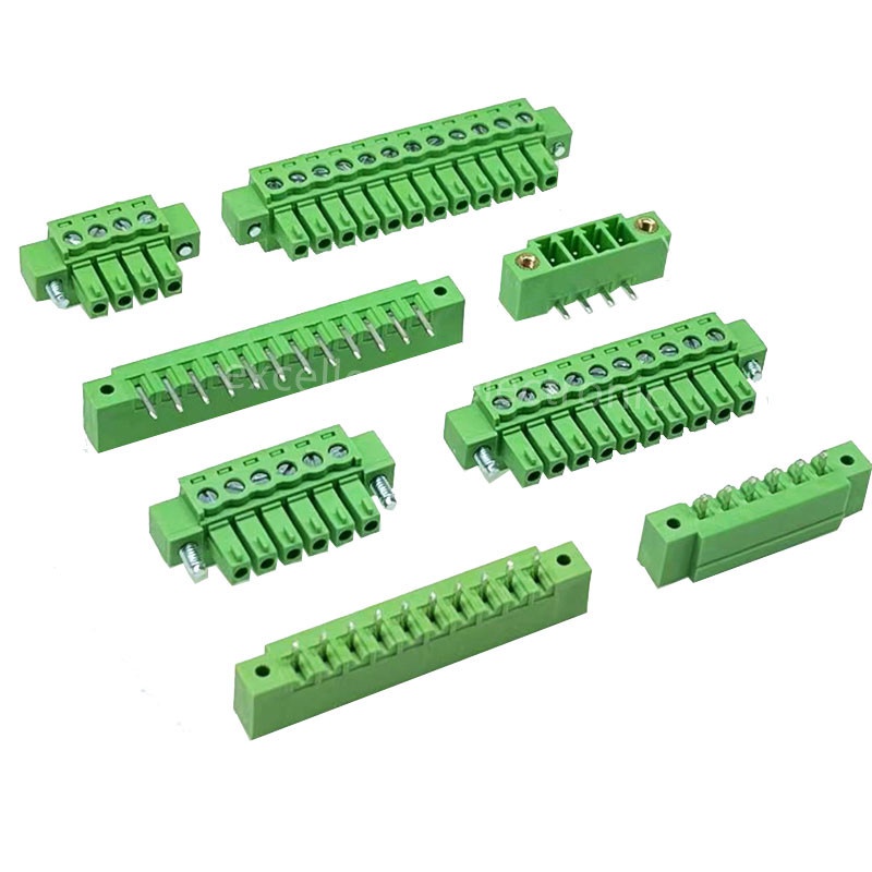 10pcs 3.81mm Terminal Block Plug-in With Lock 2P 3P 4P 5P 6P 7P 8P ...