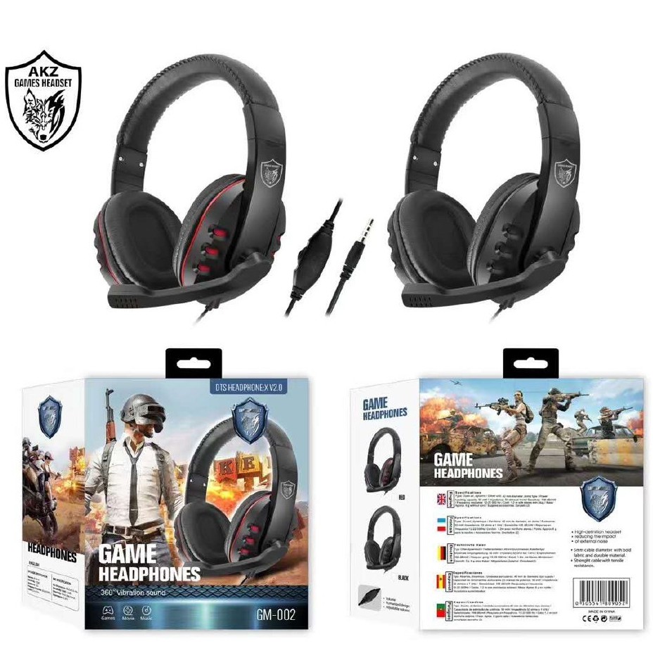 PUBG GM-002 Gaming 3.5mm wired Headphones DTS GAMING HEADPHONE : X V2.0 ...