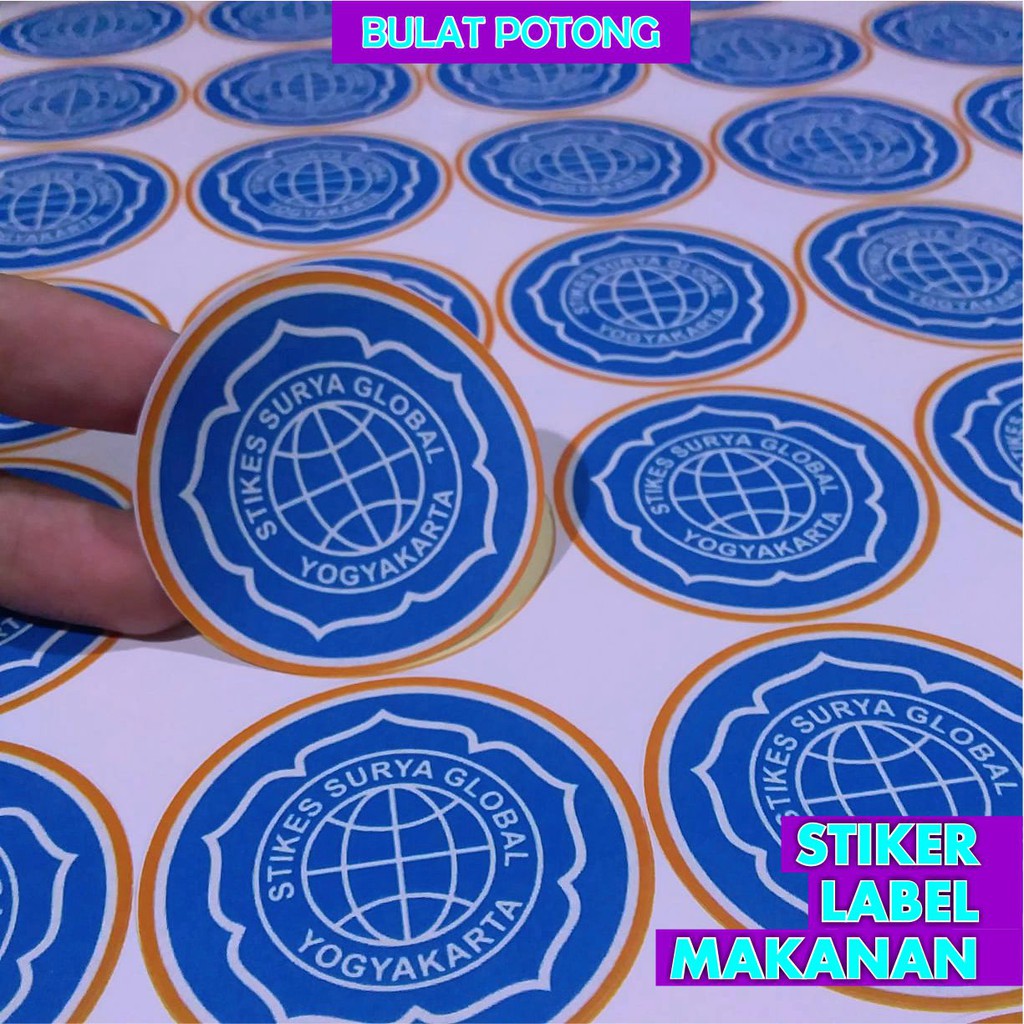 Round Label Stickers for Food Products/Packaging | Shopee Malaysia