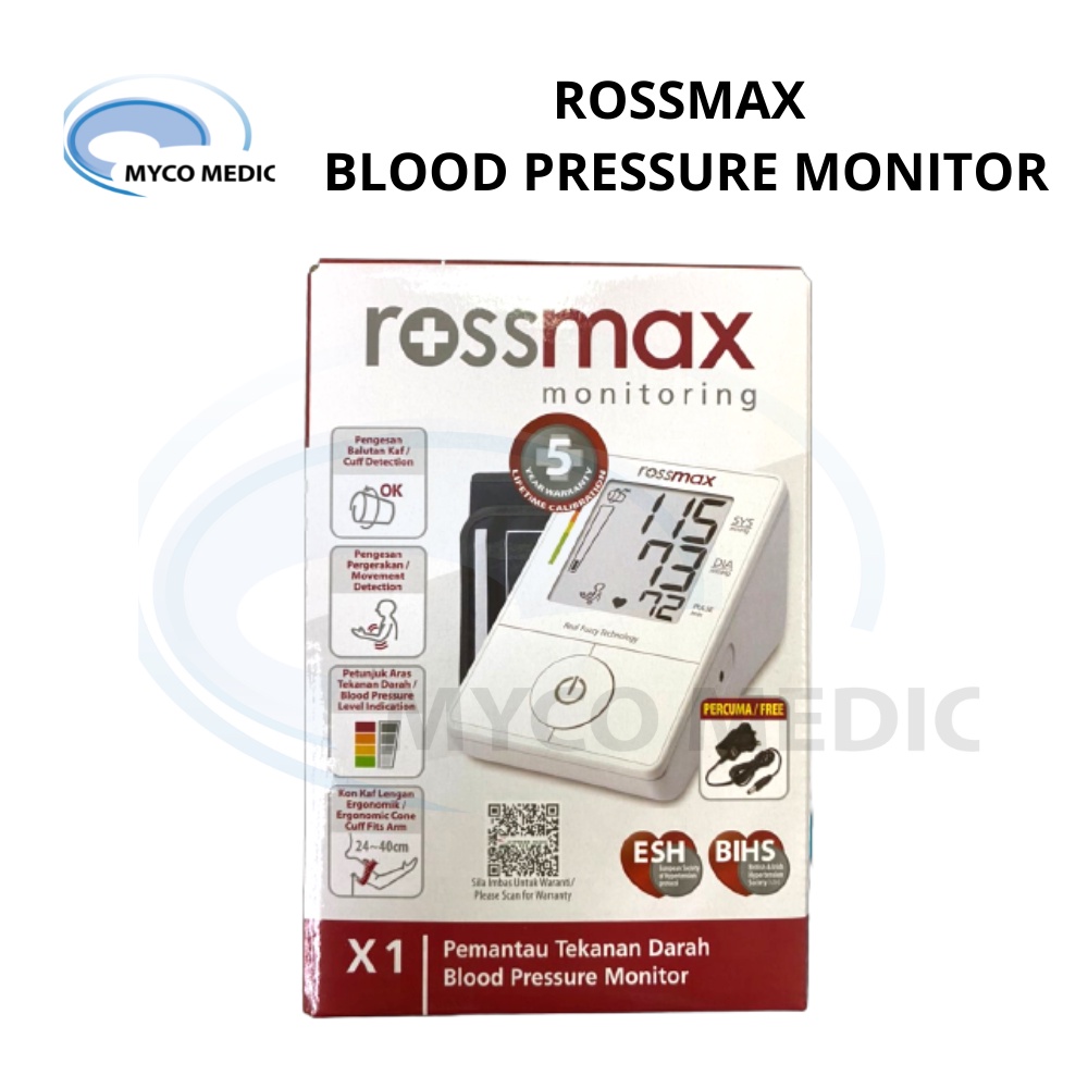 Rossmax Automatic Blood Pressure Monitor X1 | Shopee Malaysia