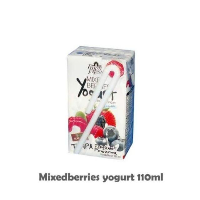 FARM FRESH UHT MIXED BERRY YOGURT DRINK 110ML | Shopee Malaysia
