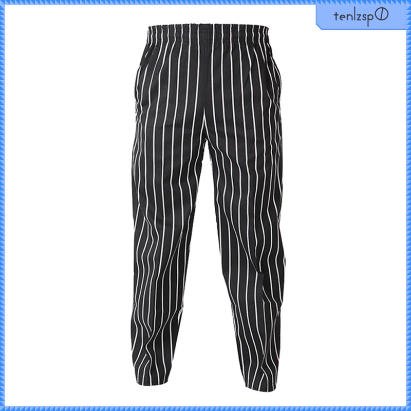 [high quality] Cook Trousers Kitchen Catering Polyester Baggy Chef ...