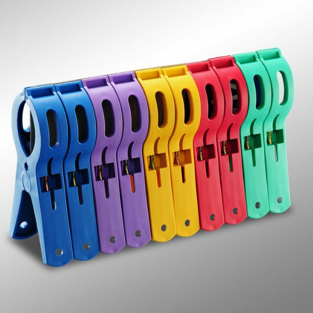 * Ready Stock * ES Ware ES8863/10N Big Bamboo Plastic Cloth Pegs 10's ...