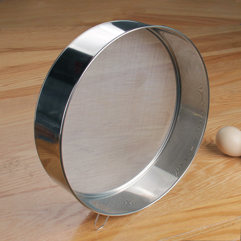 Stainless Steel Mesh Flour Sifting Sifter Sieve Strainer Baking Kitchen ...