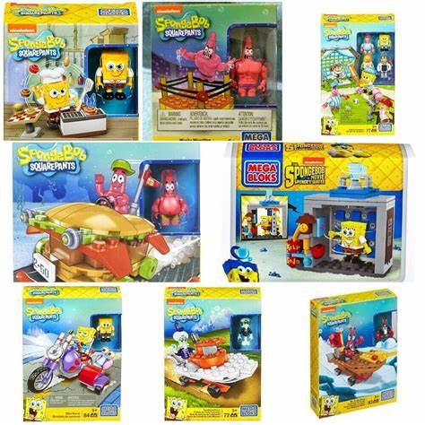 Mega Bloks construx SpongeBob SquarePants Building Set Toys Collectible ...