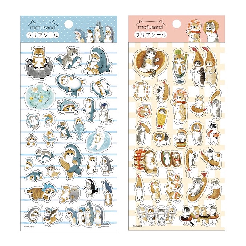 Mofusand Series Stationery PET Transparent Styling Stickers-Two Types ...