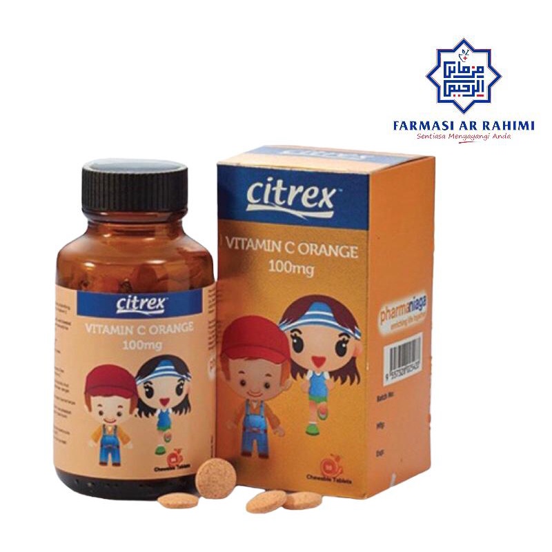CITREX VITAMIN C 100MG ORANGE 90 TABLET | Shopee Malaysia